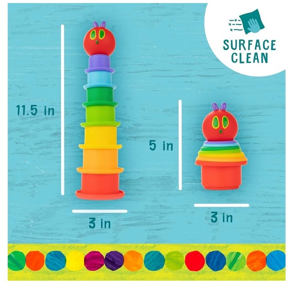 Toys | World Of Eric Carle The Very Hungry Caterpillar Bath Silicone ...